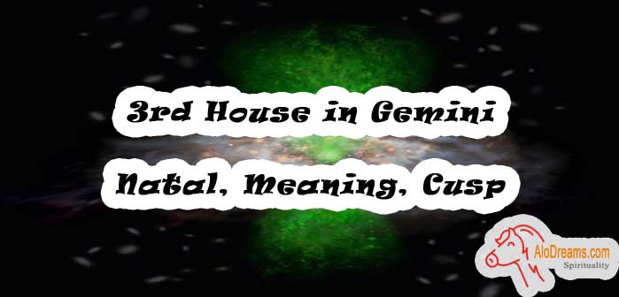 3rd House in Gemini – Natal, Meaning, Cusp